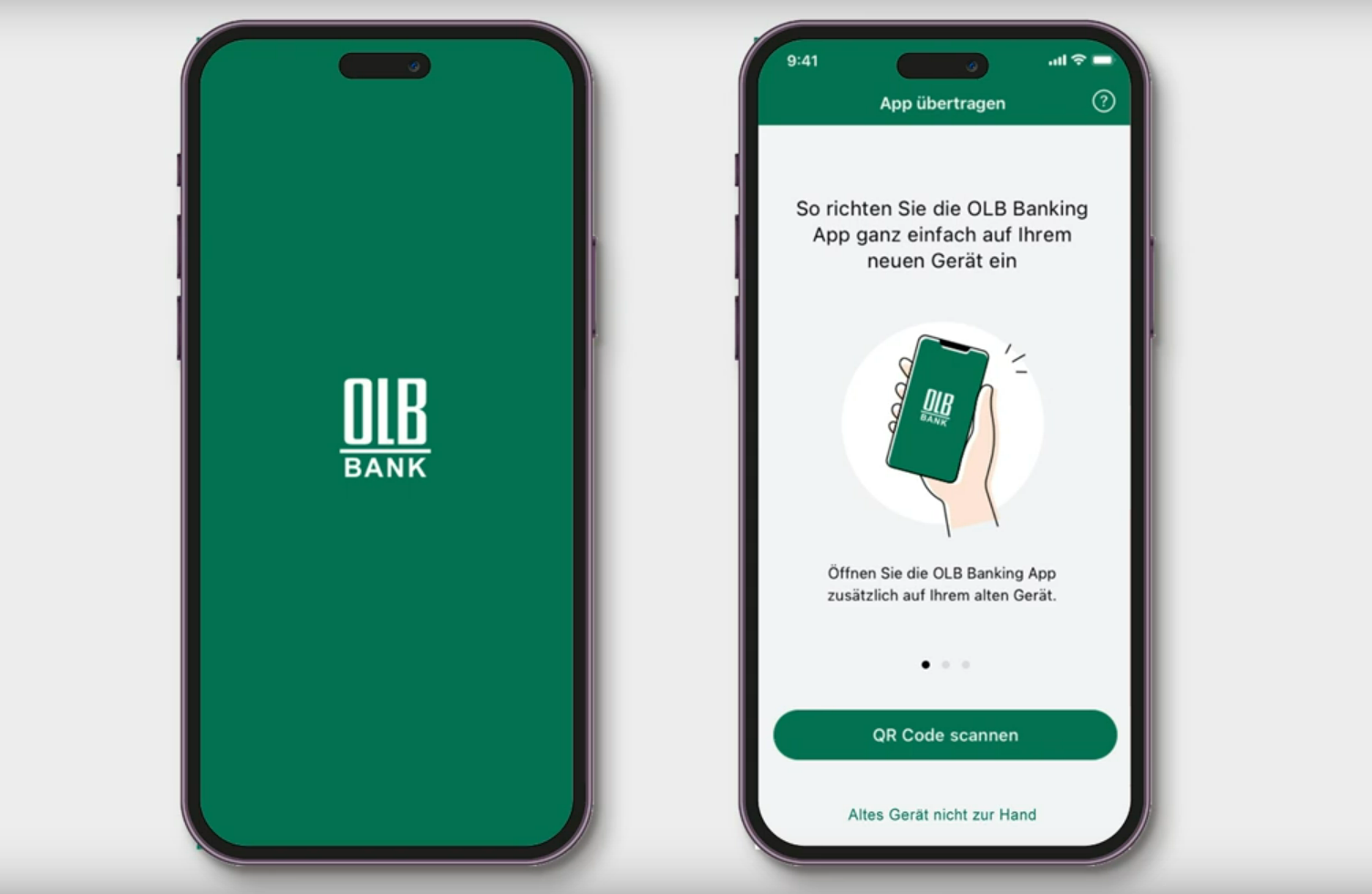 OLB App für Bankgeschäfte auf Smartphone & Tablet